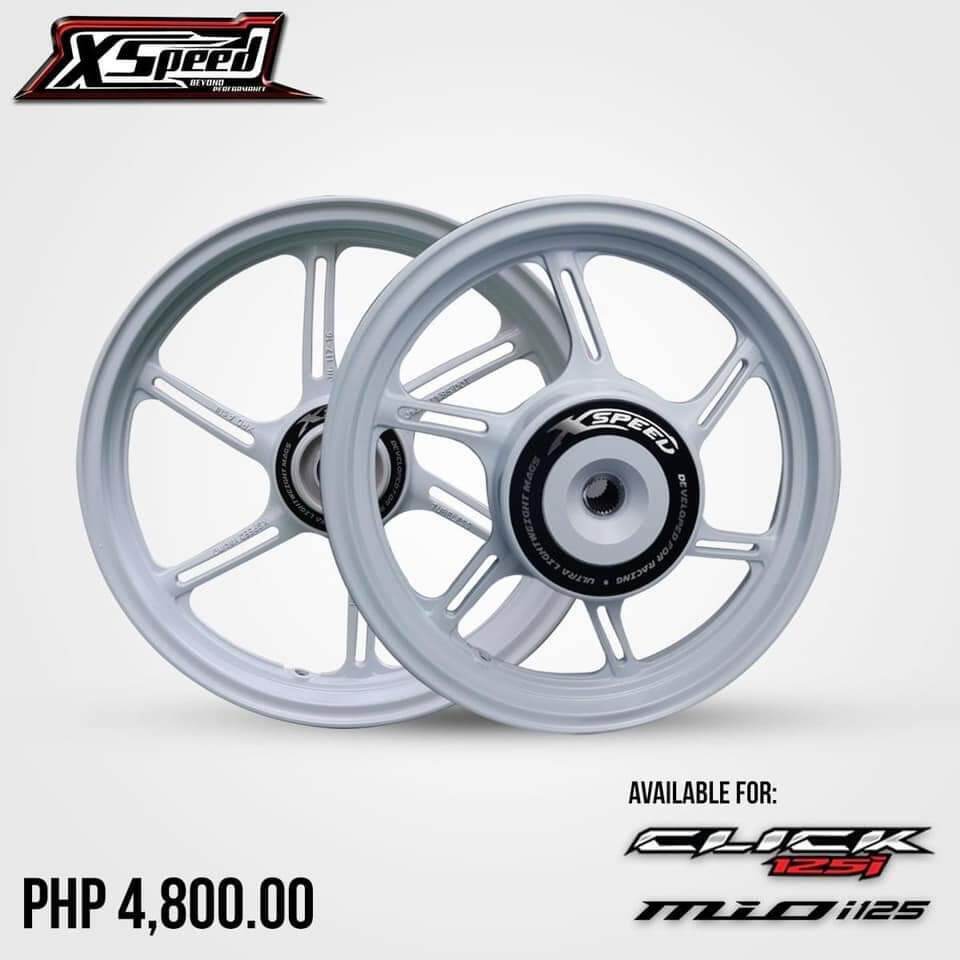 XSPEED R6 ULTRA LIGHTWEIGHT MAGS FOR HONDA CLICK125 GOLD/MATTE BLACK ...