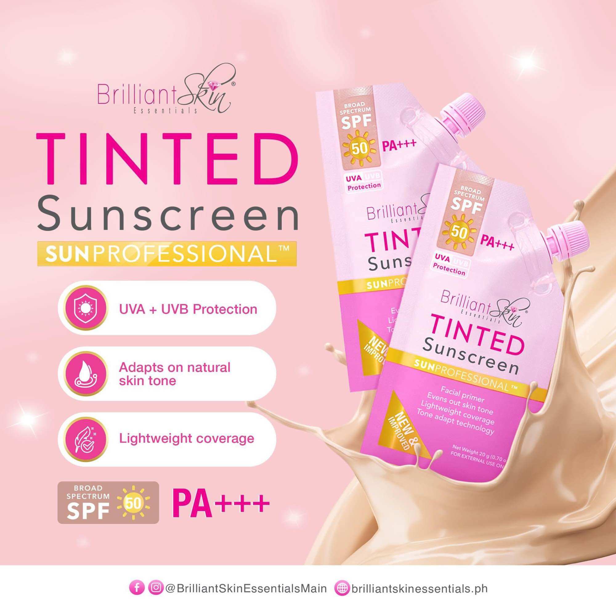 Brilliant Skin Tinted Sunscreen spf50 | Lazada PH