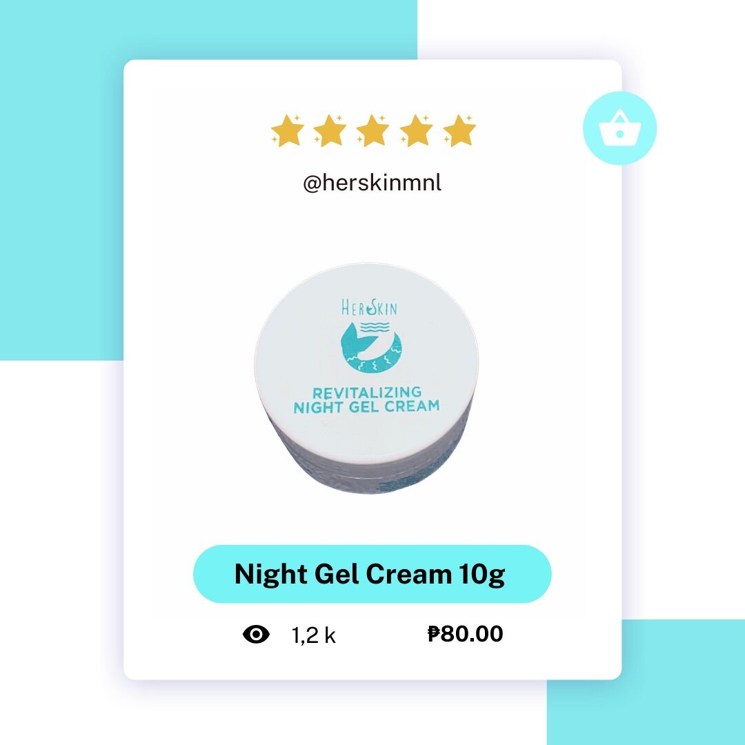 Her Skin Singles Revitalizing Night Gel Cream Only HerSkin Revita-Glow ...