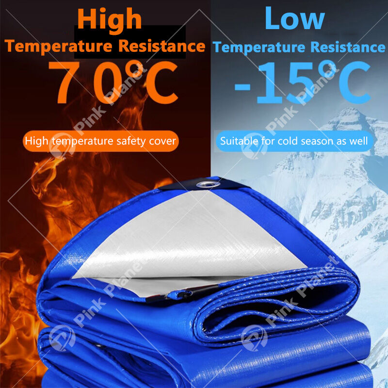 Typhoon resistant trapal waterproof makapal blue and white sale 12X18 ...