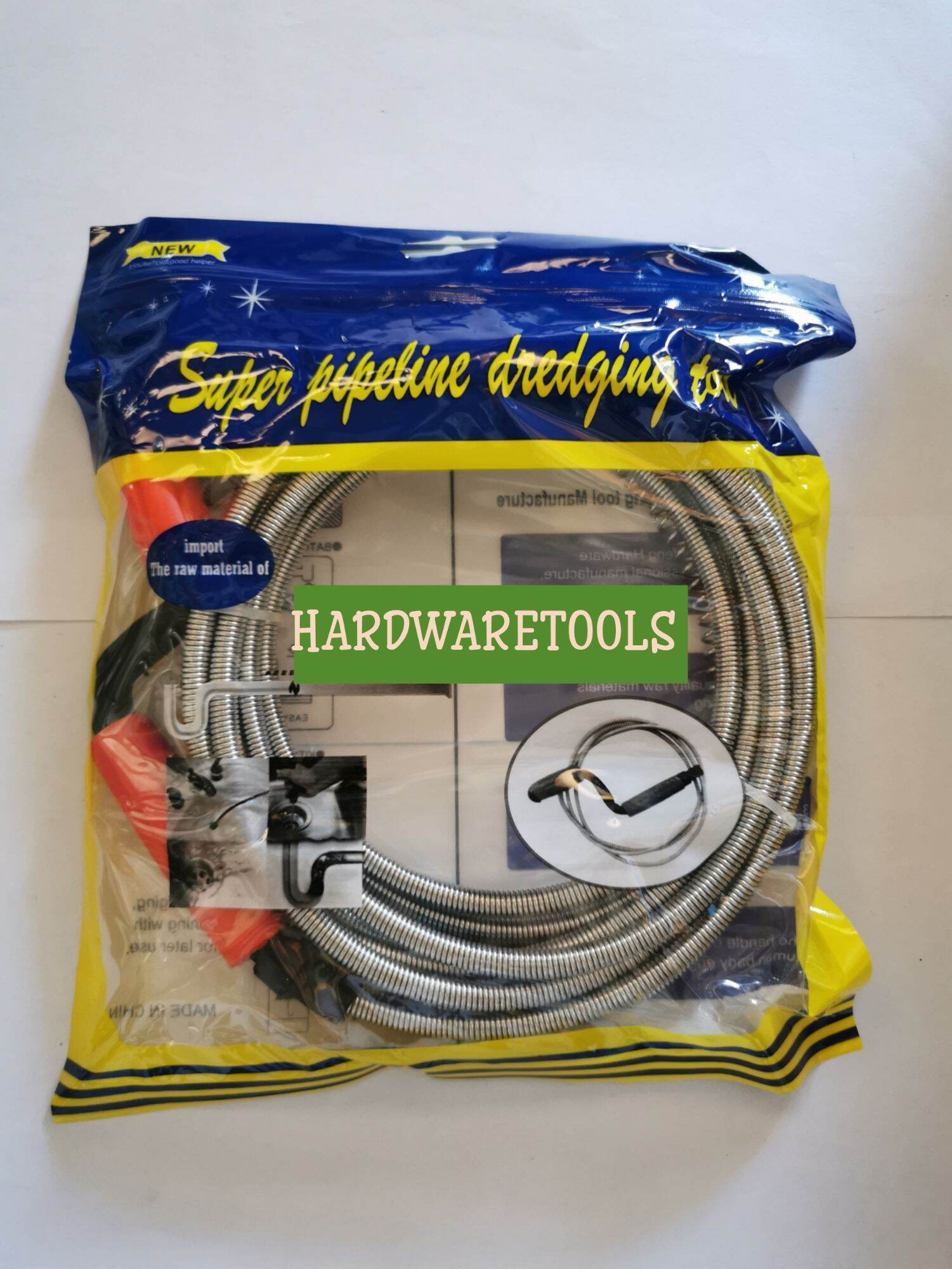 Sewer Pipeline Dredging Tool 5 M / Panundot/Toilet Declogger /Snake ...