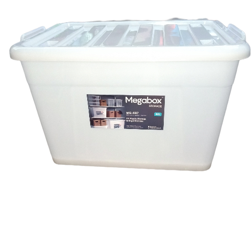 mega box 50 liters white | Lazada PH