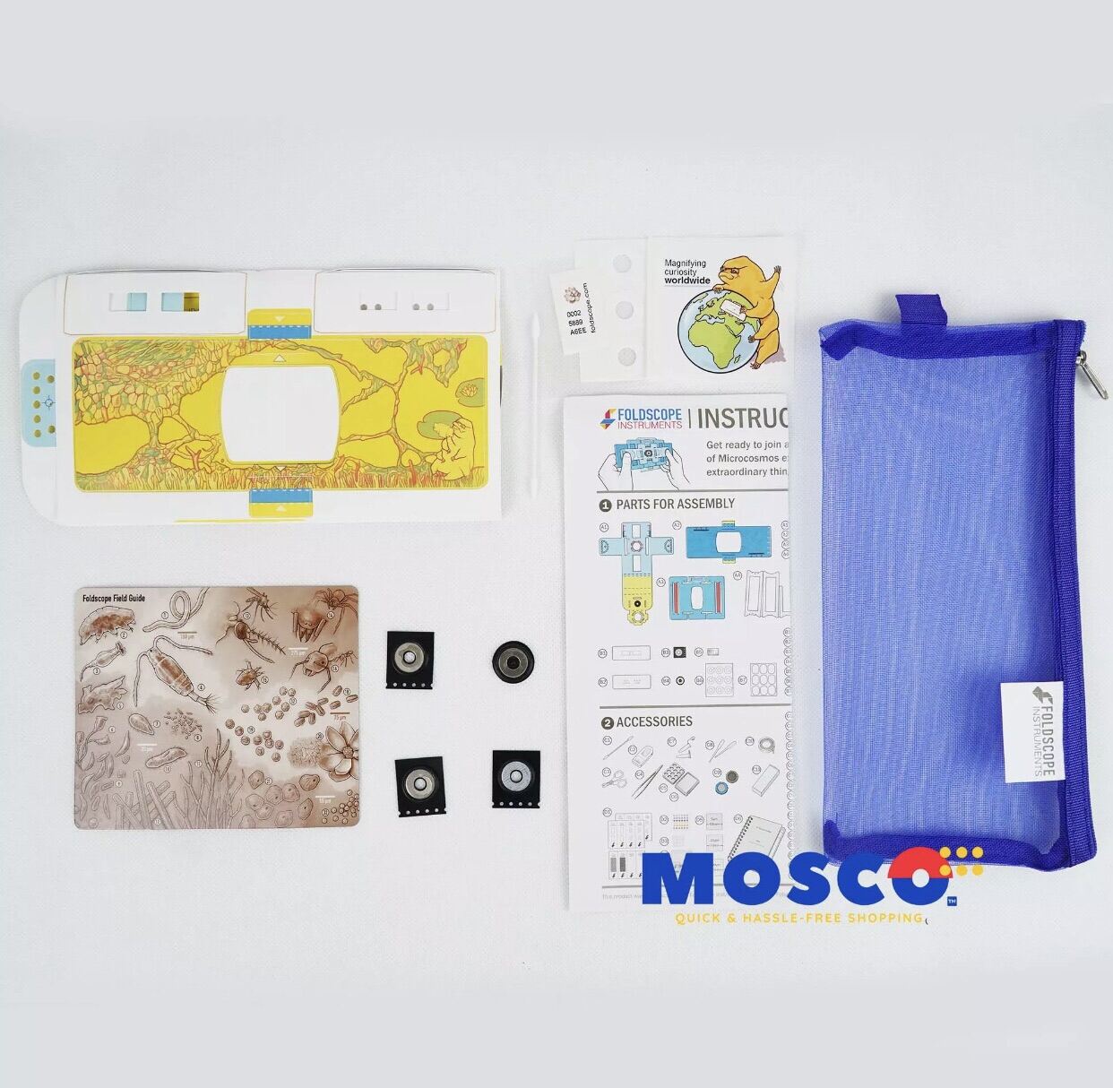 Foldscope The Paper Microscope Basic Kit 140 X Magnification Lazada Ph