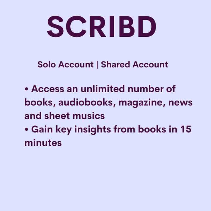 Scribd subscription | Lazada PH