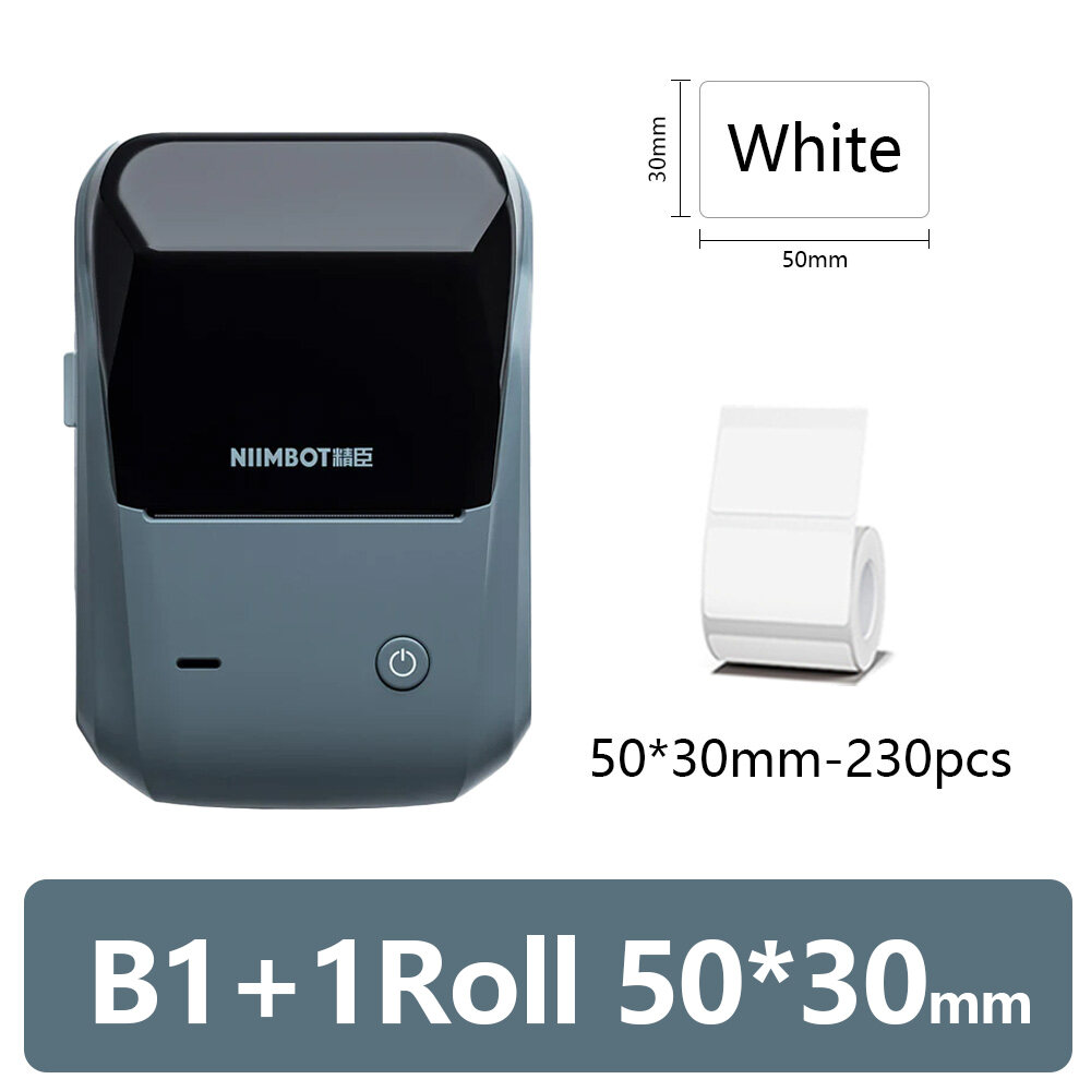 Niimbot B1 Mini Portable Thermal Printer Self-Adhesive Sticker Label Maker Pocket Printer ...