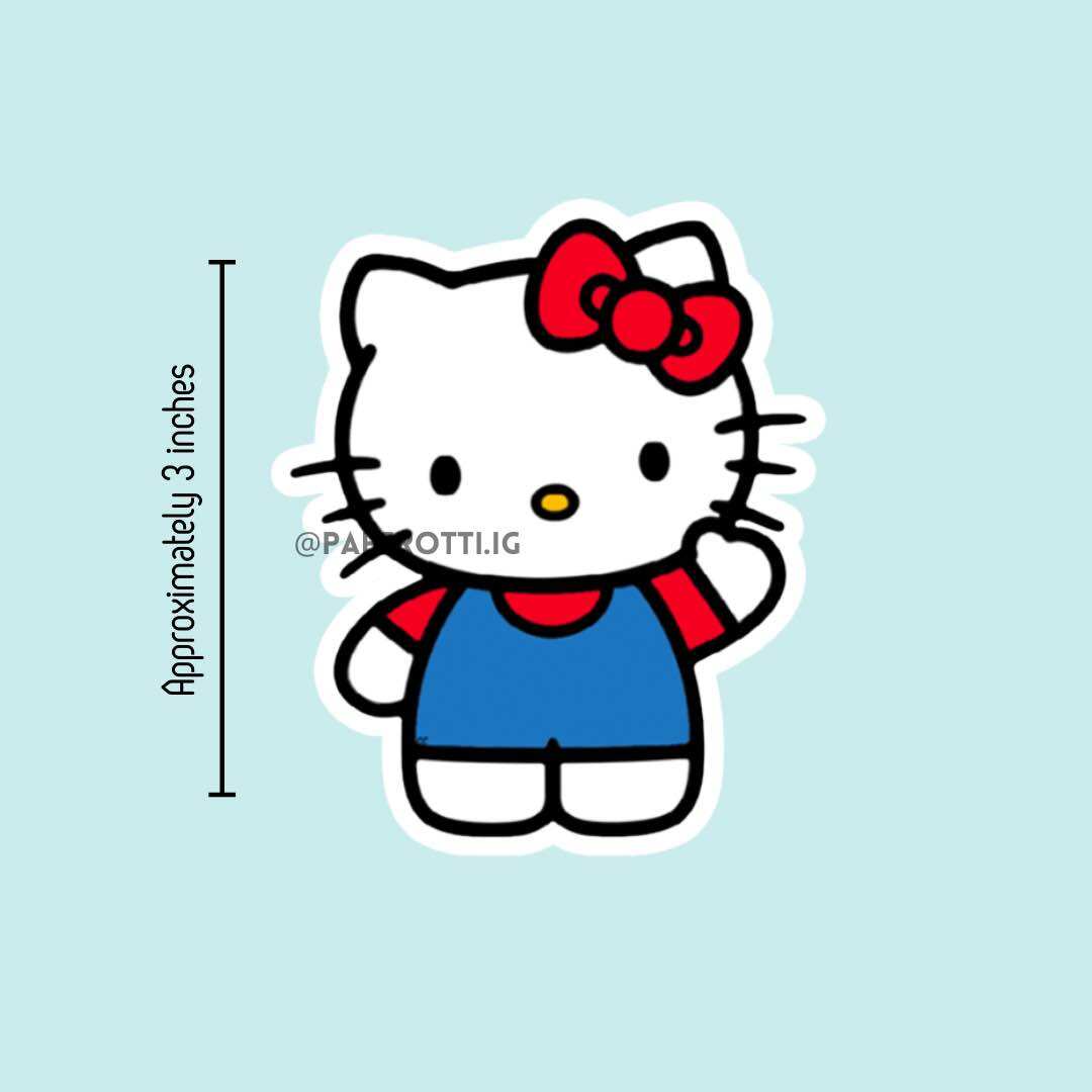 Hello Kitty Red Stickers | Waterproof Vinyl Sticker | paperotti.ig ...
