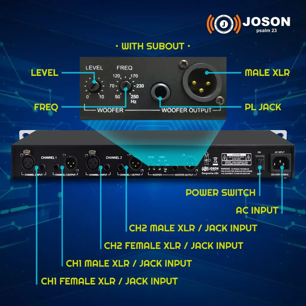 Joson Graphic Equalizer EQx-225s Original | Lazada PH