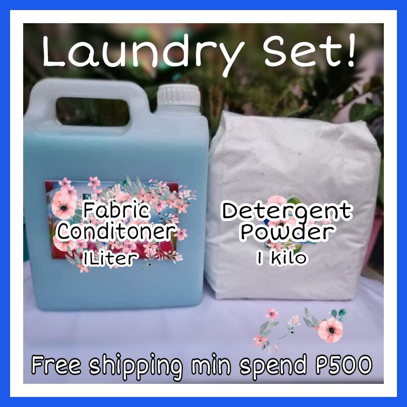 Laundry Set Detergent Powder and Fabric Conditoner