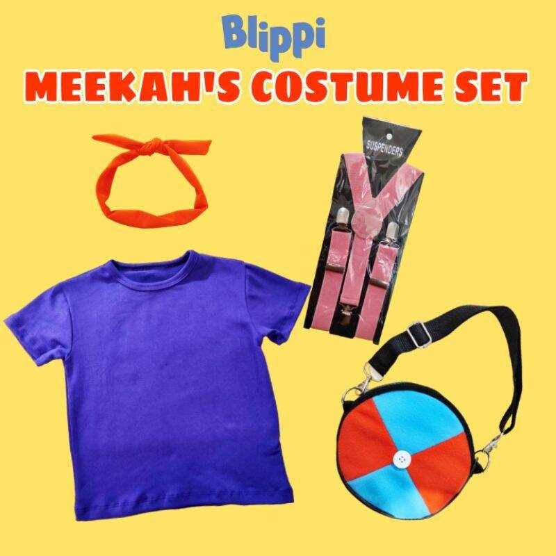 MEEKAH - BLiPPi KIDS COSTUME SET Affordable (Violet Shirt/ Turban ...