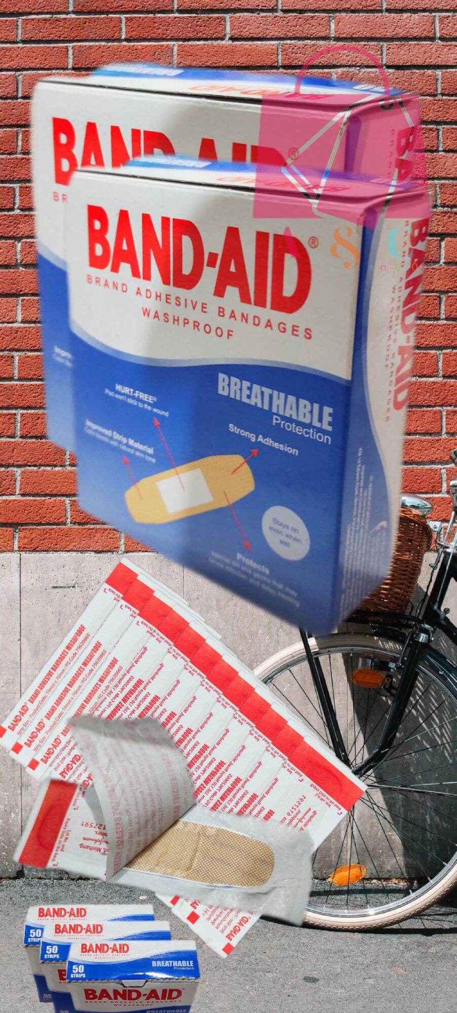 johnson&Johnson BAND AID ORIGINAL wash proof 1box /50strip | Lazada PH