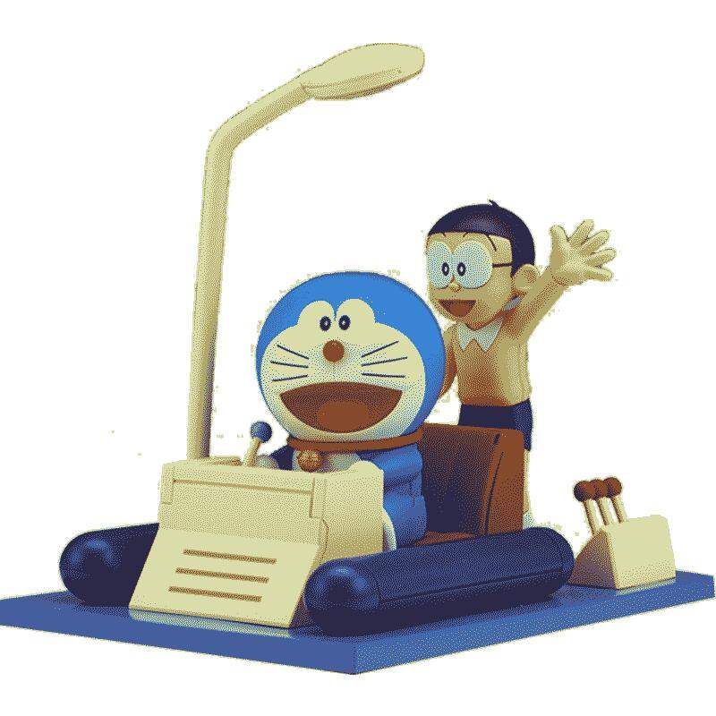 Bandai | Doraemon Figure-rise Assembly Model with Big Stom & Time ...