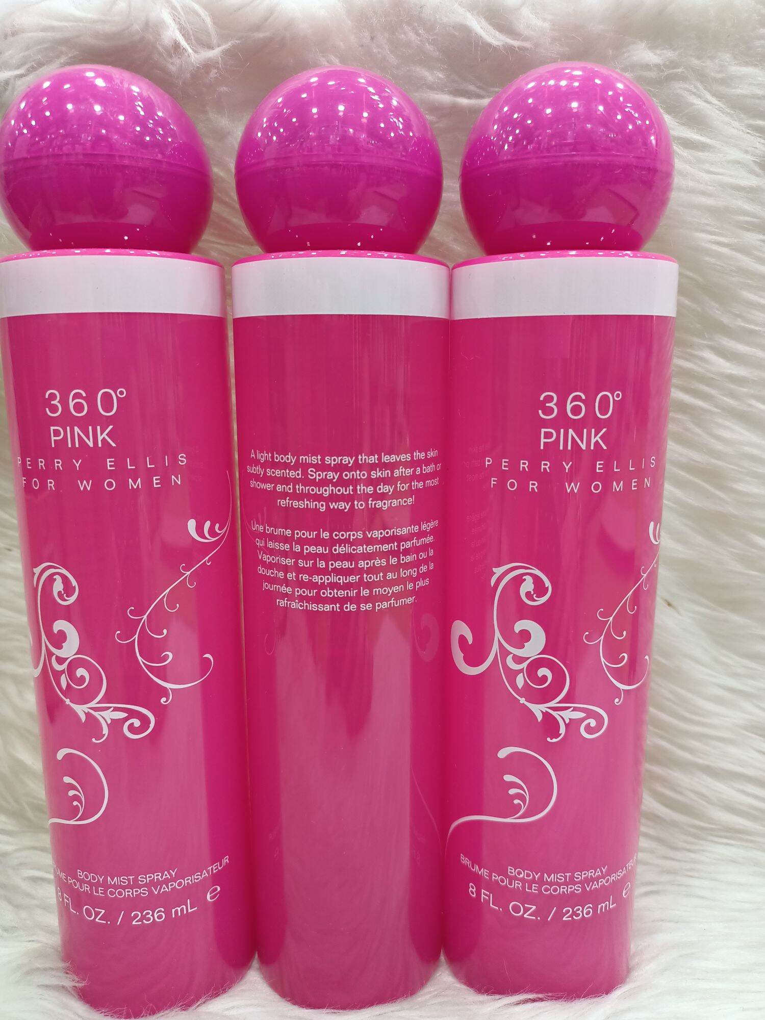 Perry Ellis 360 Pink Body Mist 236ml | Lazada PH