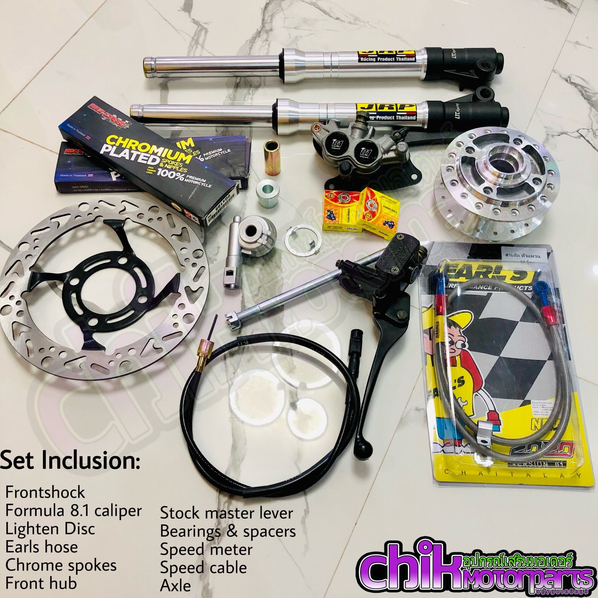 Front Disc Brake Conversion for Wave 100 Smash 115 w/ Formula 8.1 ...