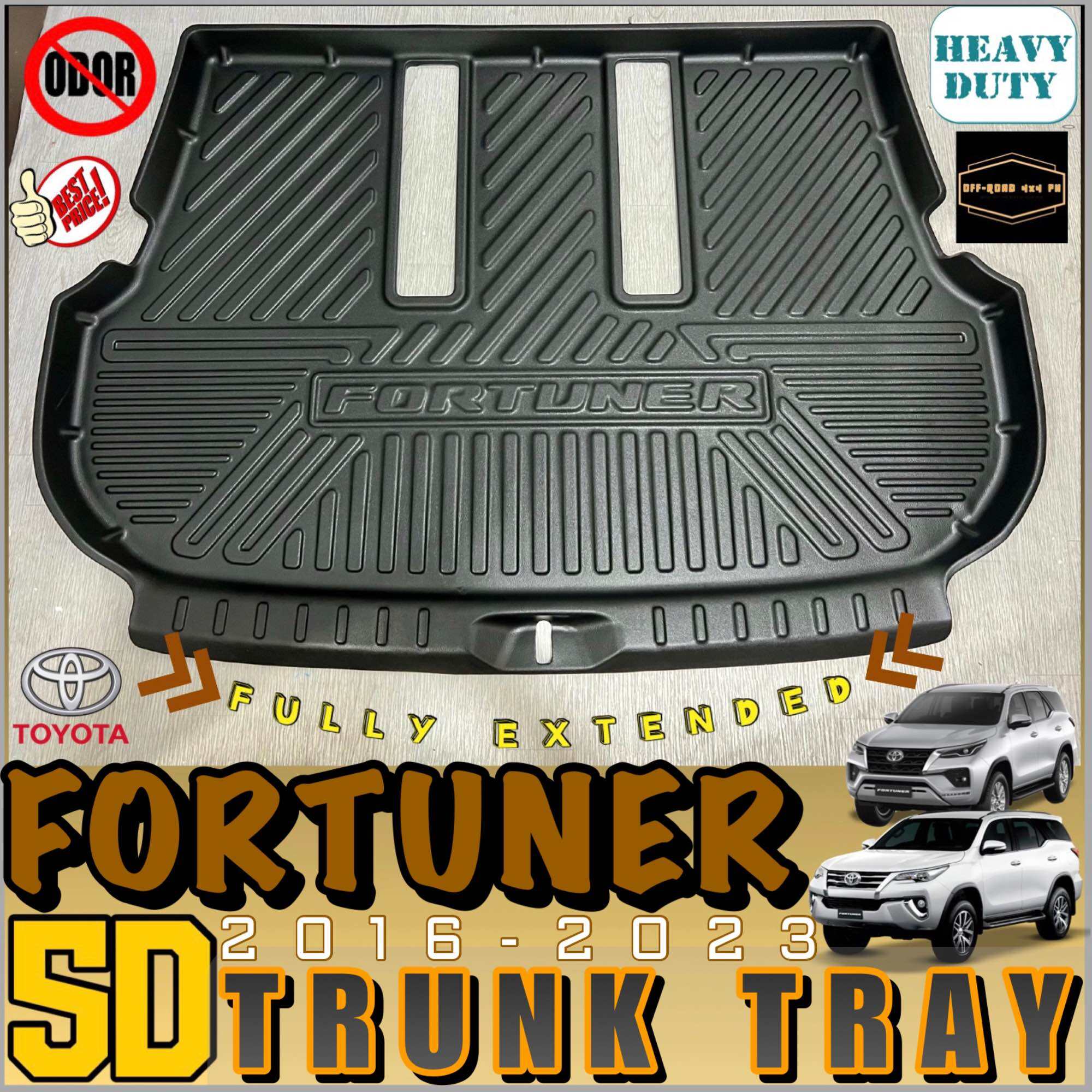TOYOTA FORTUNER 2016-2023 5D TRUNK TRAY/CARGO TRAY (fortuner ...
