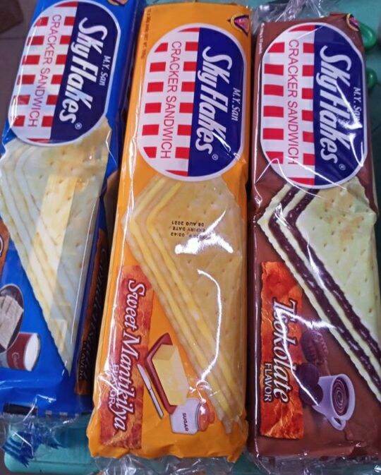 skyflakes sandwich Rebisco,crackers Assorted. per pack, flavors ( 1pack ...