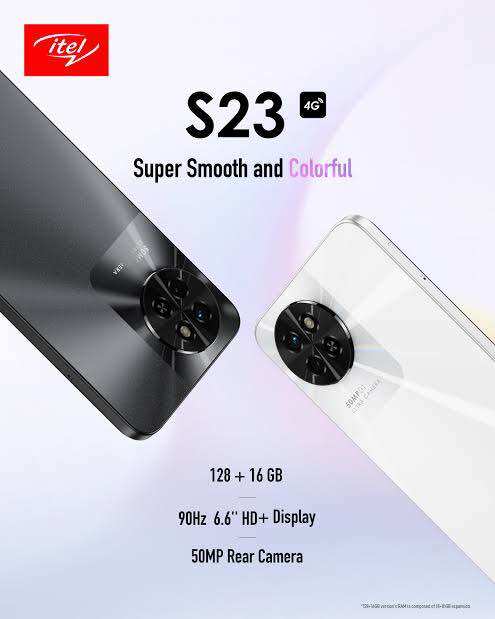 Itel S23 16gb (8+8) 128gb Color Changing Phone White - Pink (NOT JUST ...