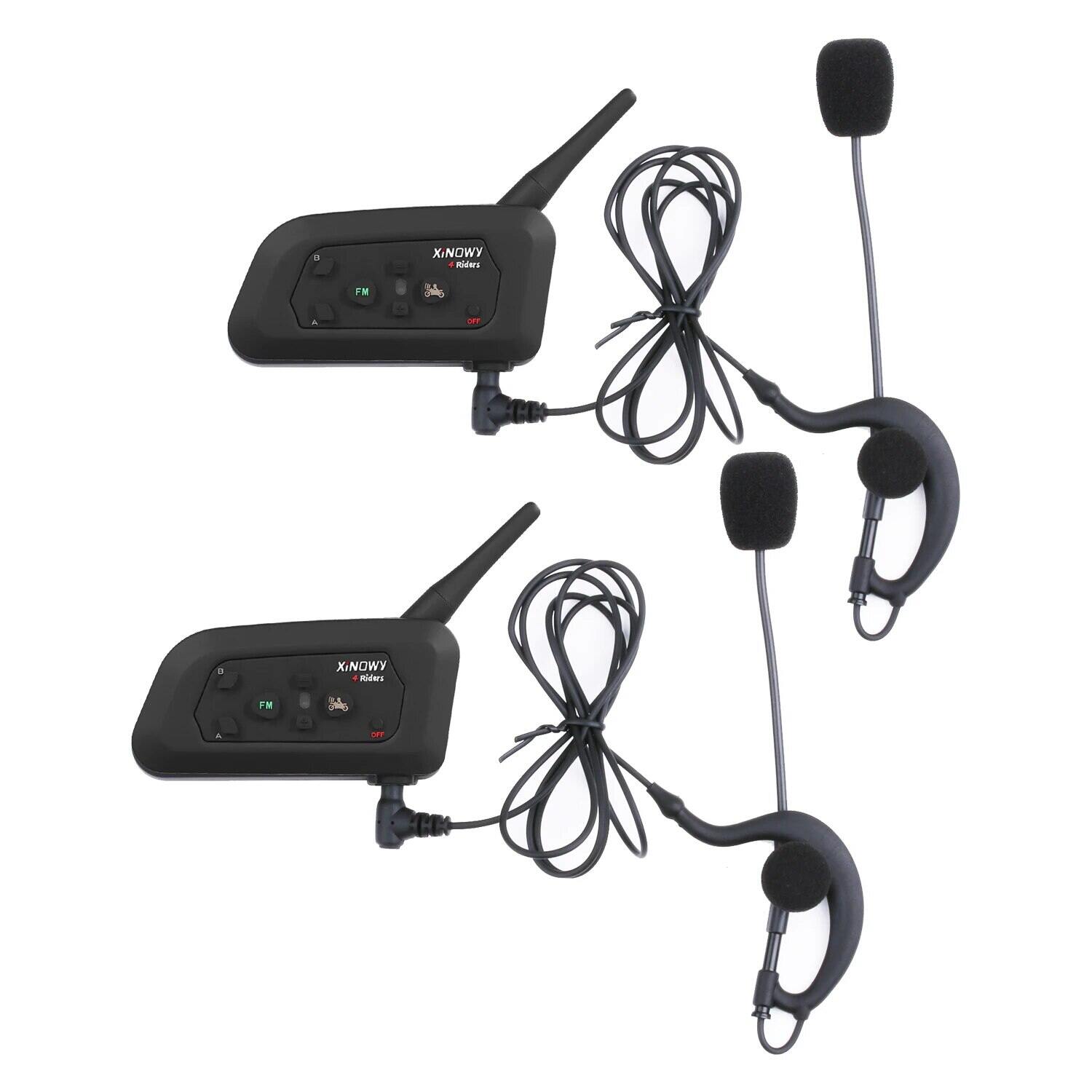 XiNOWy V4C Referee Headset Bluetooth Intercom Full Duplex 1200M ...
