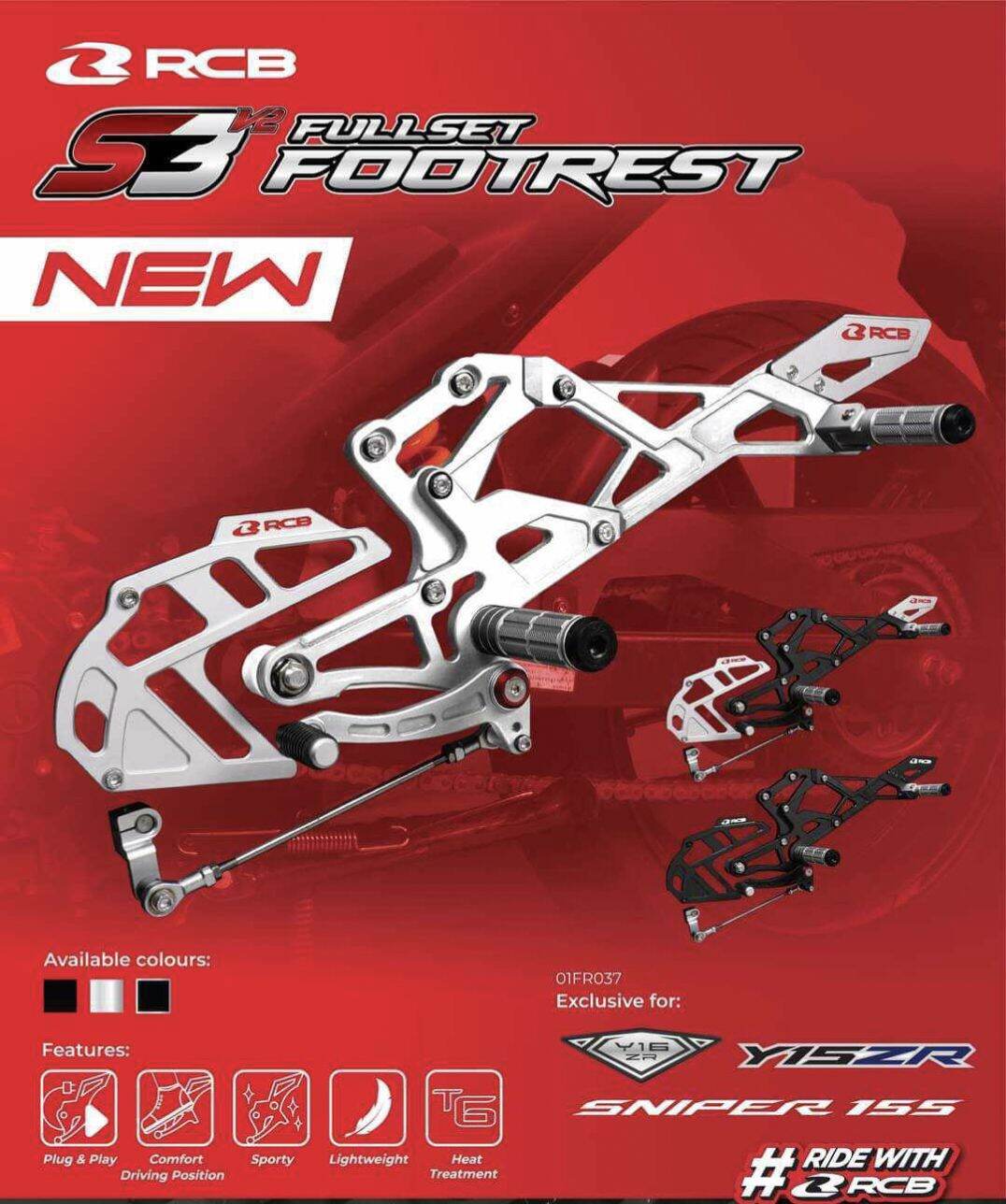 RCB S3 FULL SHIFTER SNIPER 150 V1 V2/SNIPER 155 | Lazada PH