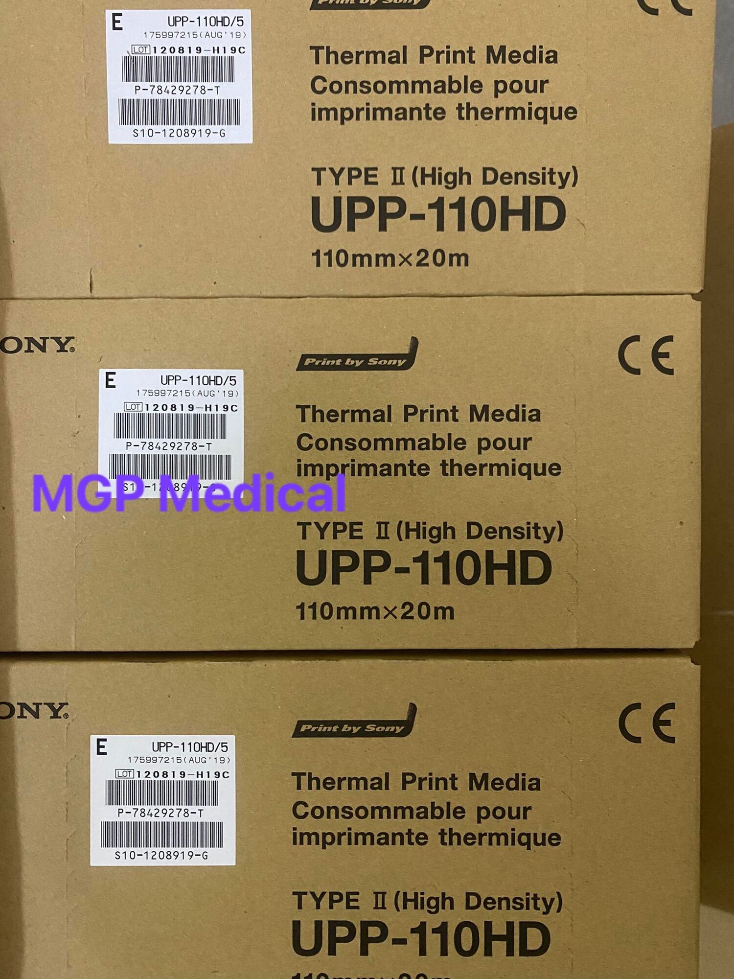 ORIGINAL Sony Ultrasound Thermal Paper Type 2 UPP-110HD High Density (1 ...