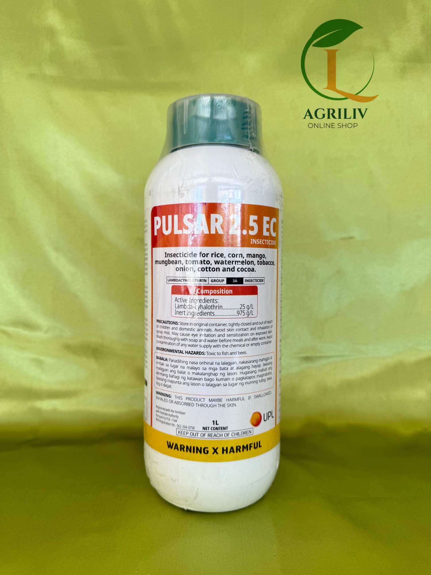 Pulsar 2.5 EC Insecticide 1L (UPL) | Lazada PH