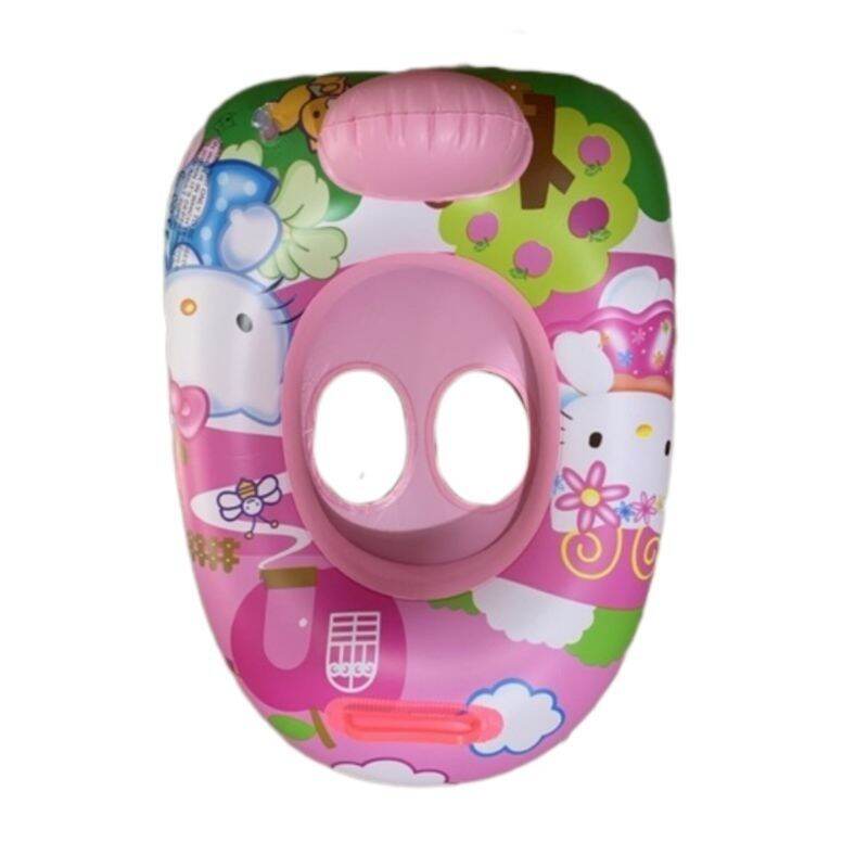 Cute kids Character design inflatable swim boat floater | Lazada PH