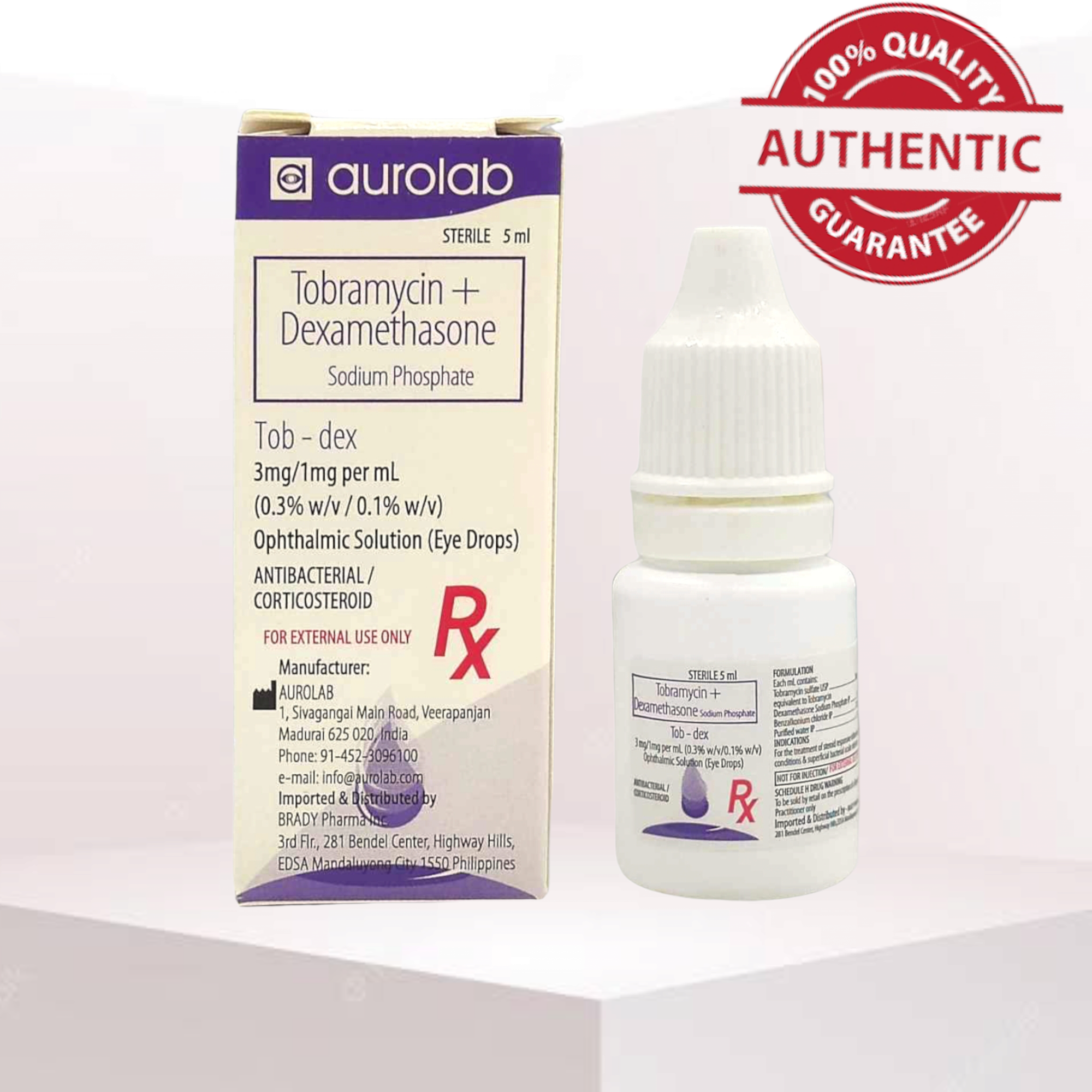 Tobramycine + Dexamethason (Tob-dex) Pet Eye drops | Lazada PH
