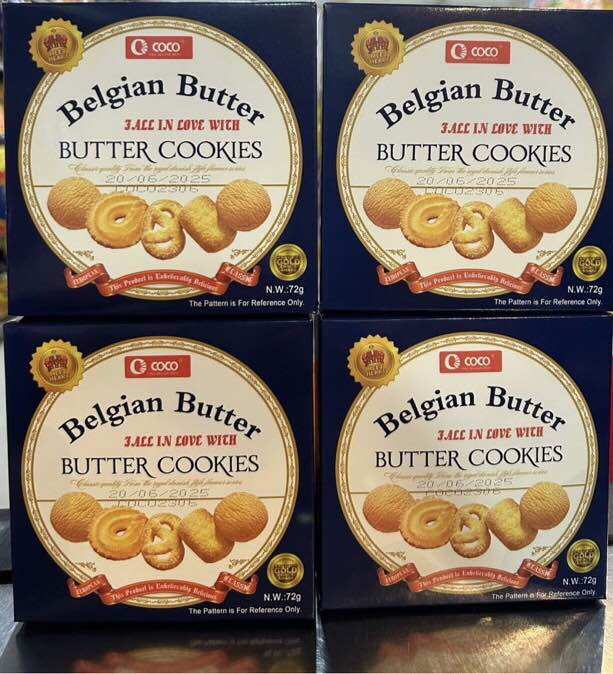 Coco Belgian Butter Cookies 72g Box (expiry 03-01-2026) | Lazada PH