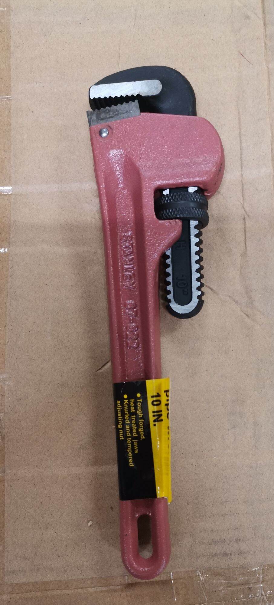 Stanley heavy duty pipe wrench 10", 12", 14" | Lazada PH