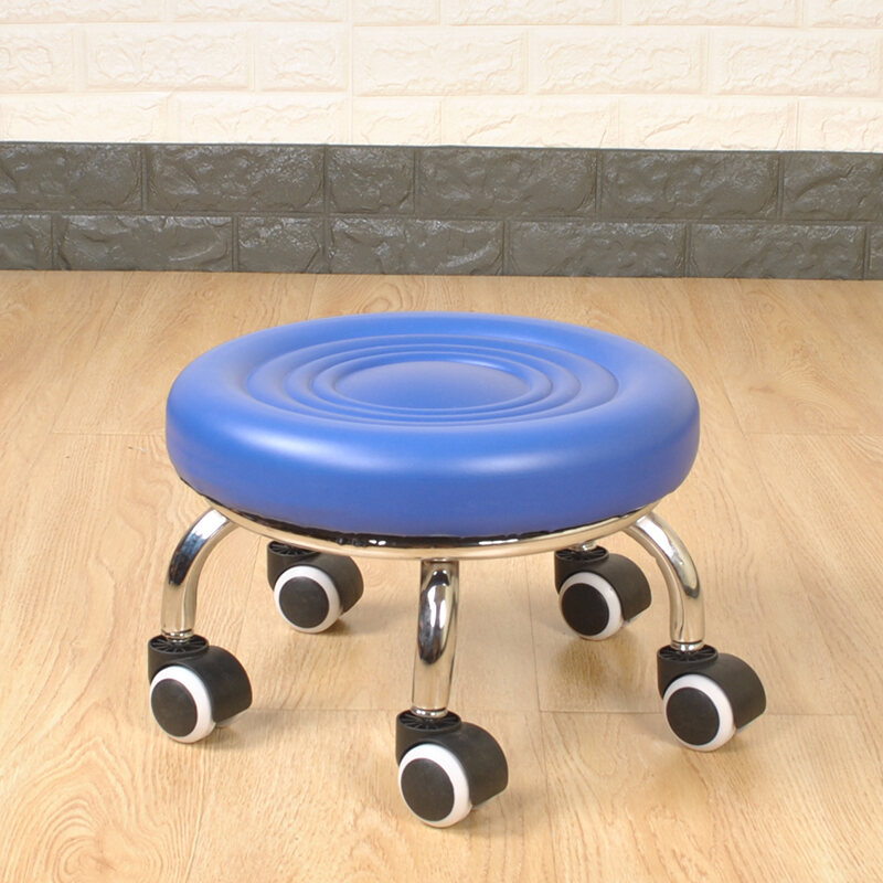 Small Stool with Wheels Low Stool Stool on Wheels Minimalist Modern ...