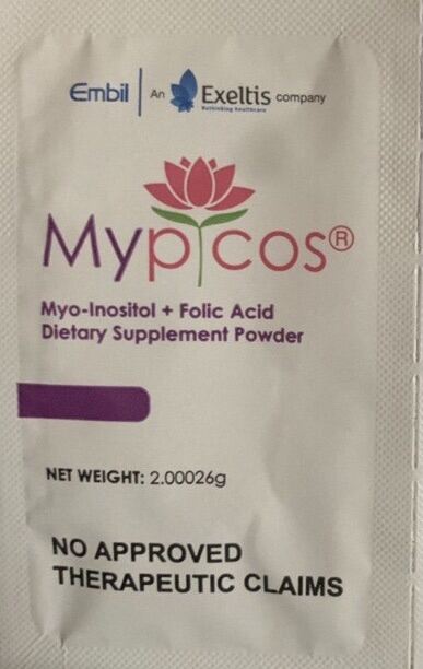 Mypicos (Myoinositol + Folic Acid) 10 sachets/ 15 sachets/ 1 box ...