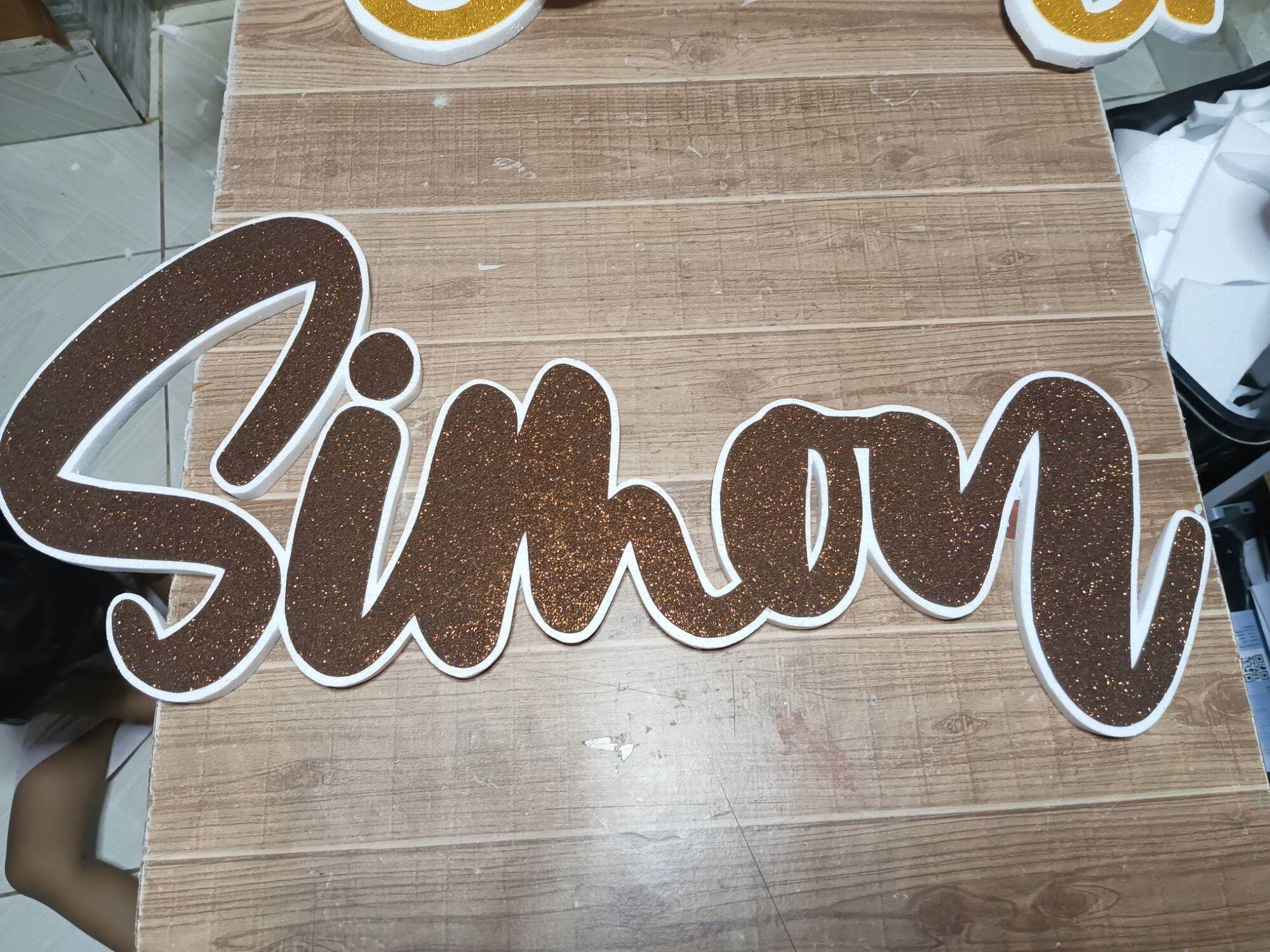 Per Letter styro backdrop name 12 inches | Lazada PH