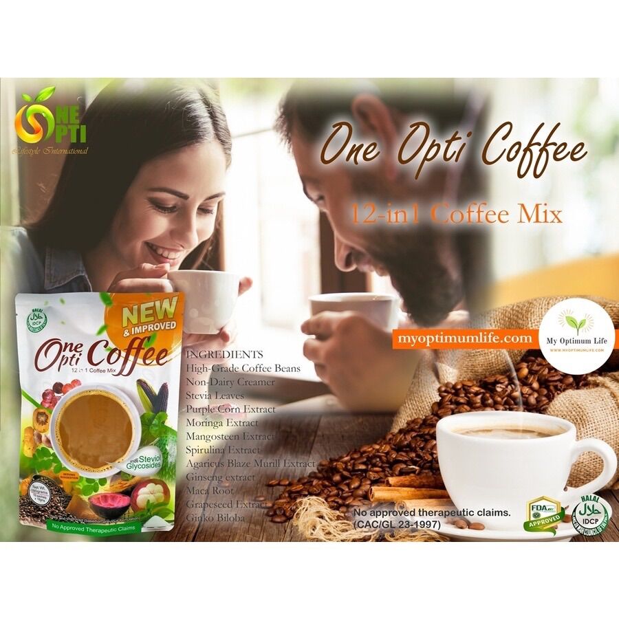 One Opti-Coffee 12 in 1 Instant Coffee Mix | Lazada PH