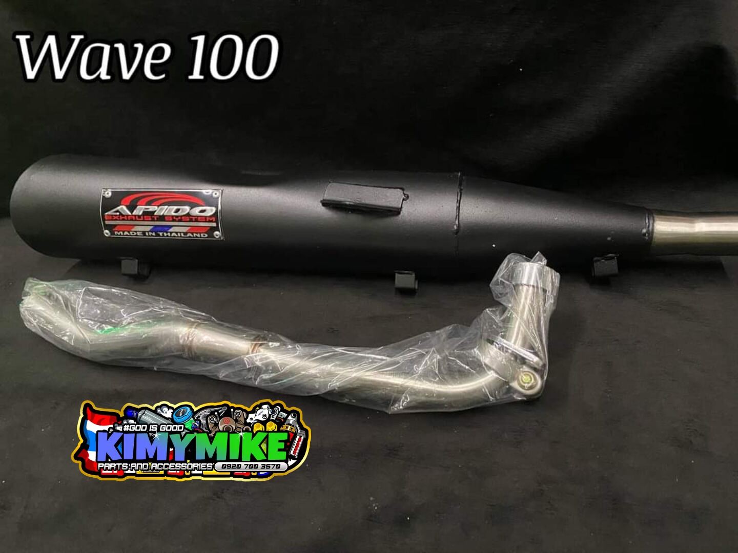 apido muffler for wave 100 ( compatible for smash) | Lazada PH