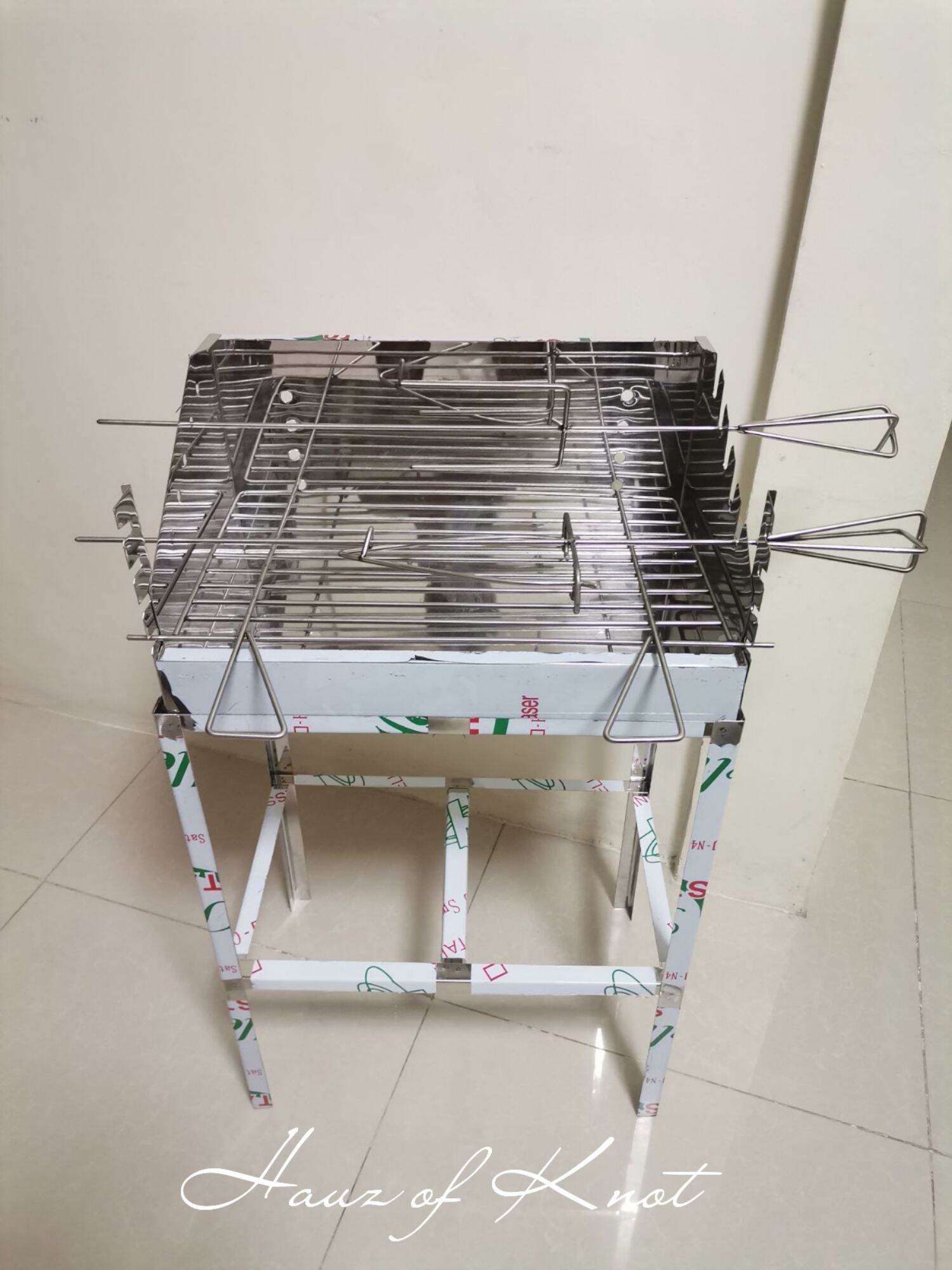 Pure Stainless Ihawan Portable Barbecue Charcoal 2in1 Griller (High ...