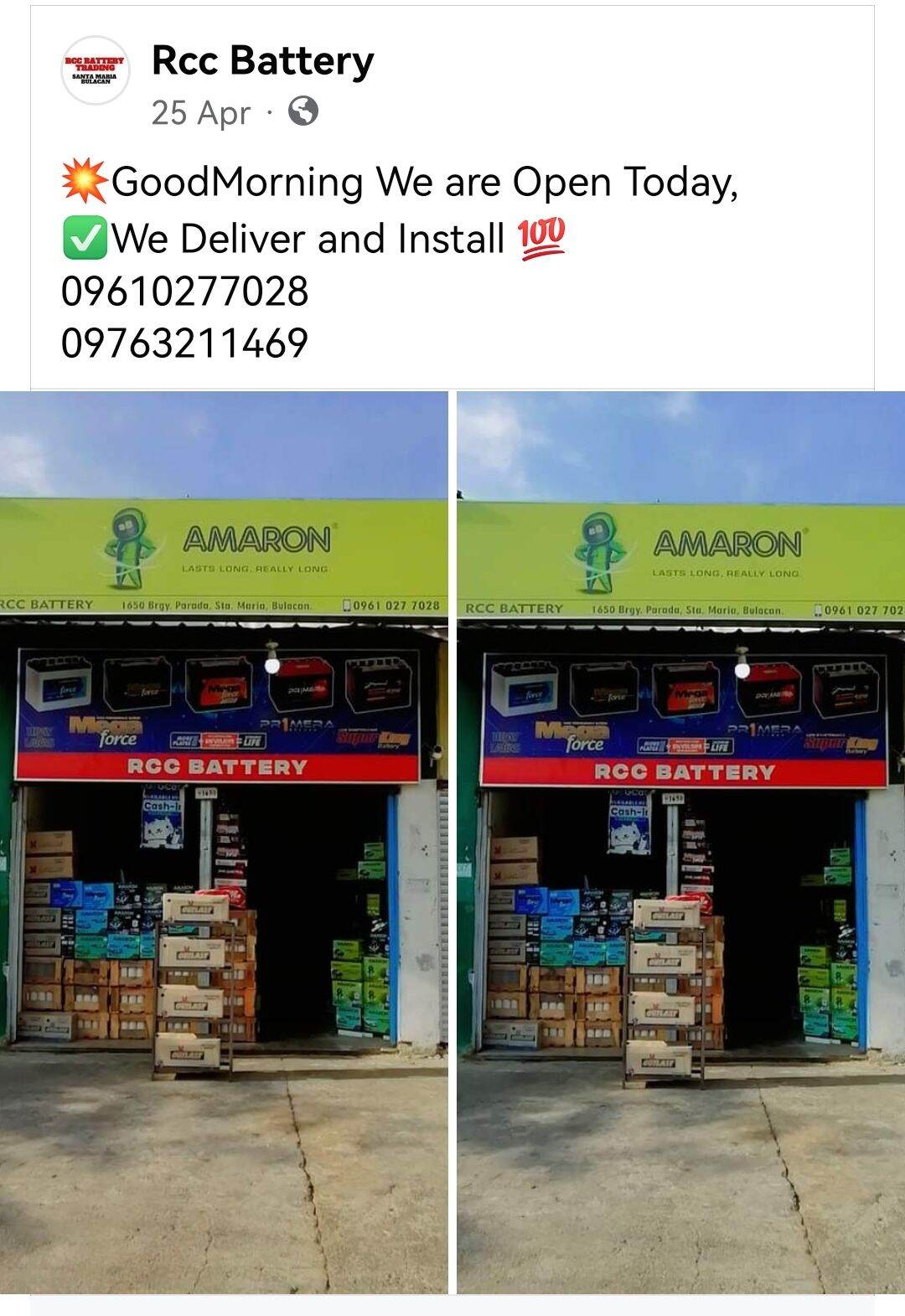 Shop online with RCC BATTERY SHOP now! Visit RCC BATTERY SHOP on Lazada.