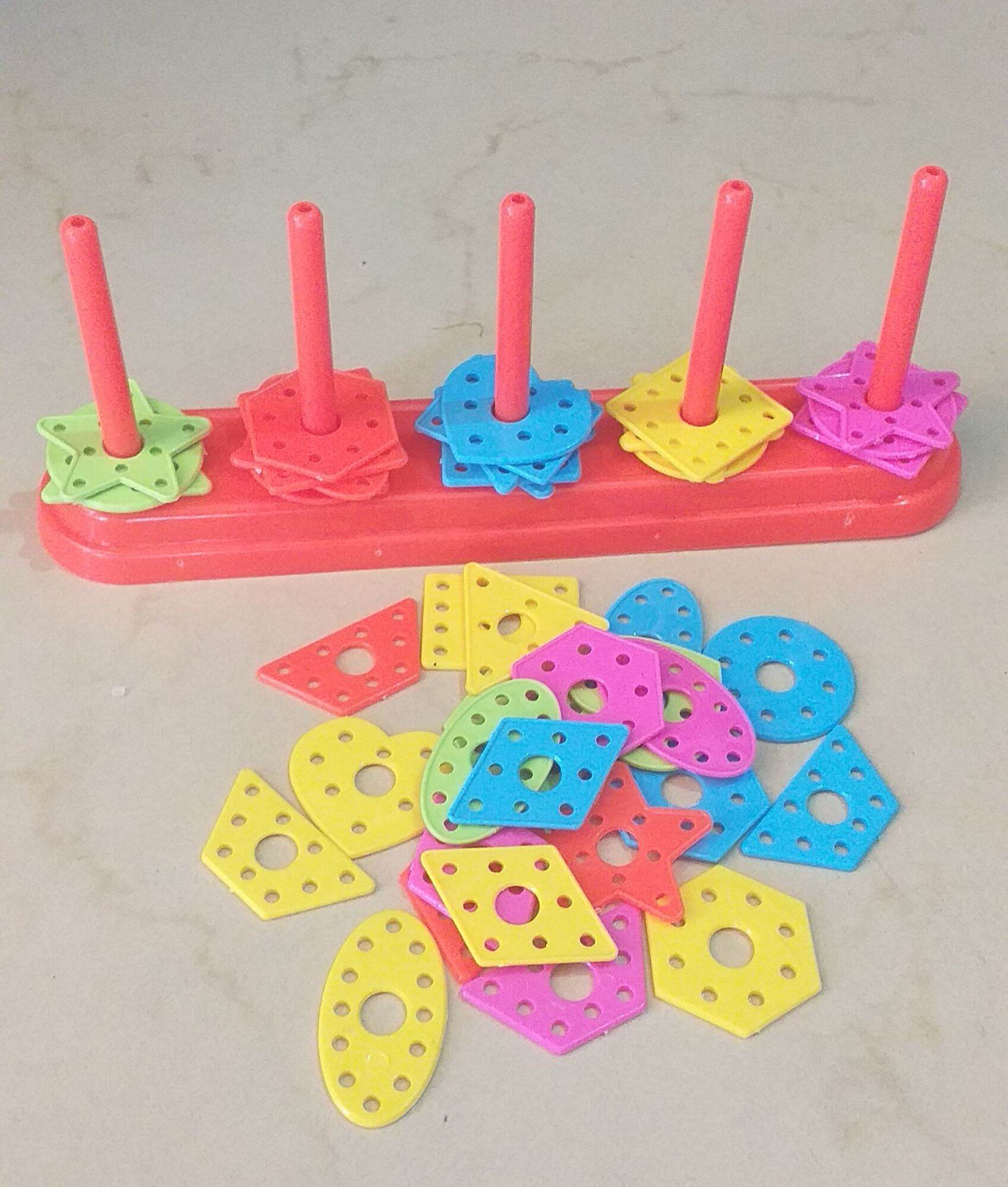 EDUCATIONAL SORTING SIZE AND COLORS TOYS FOR KIDS | Lazada PH