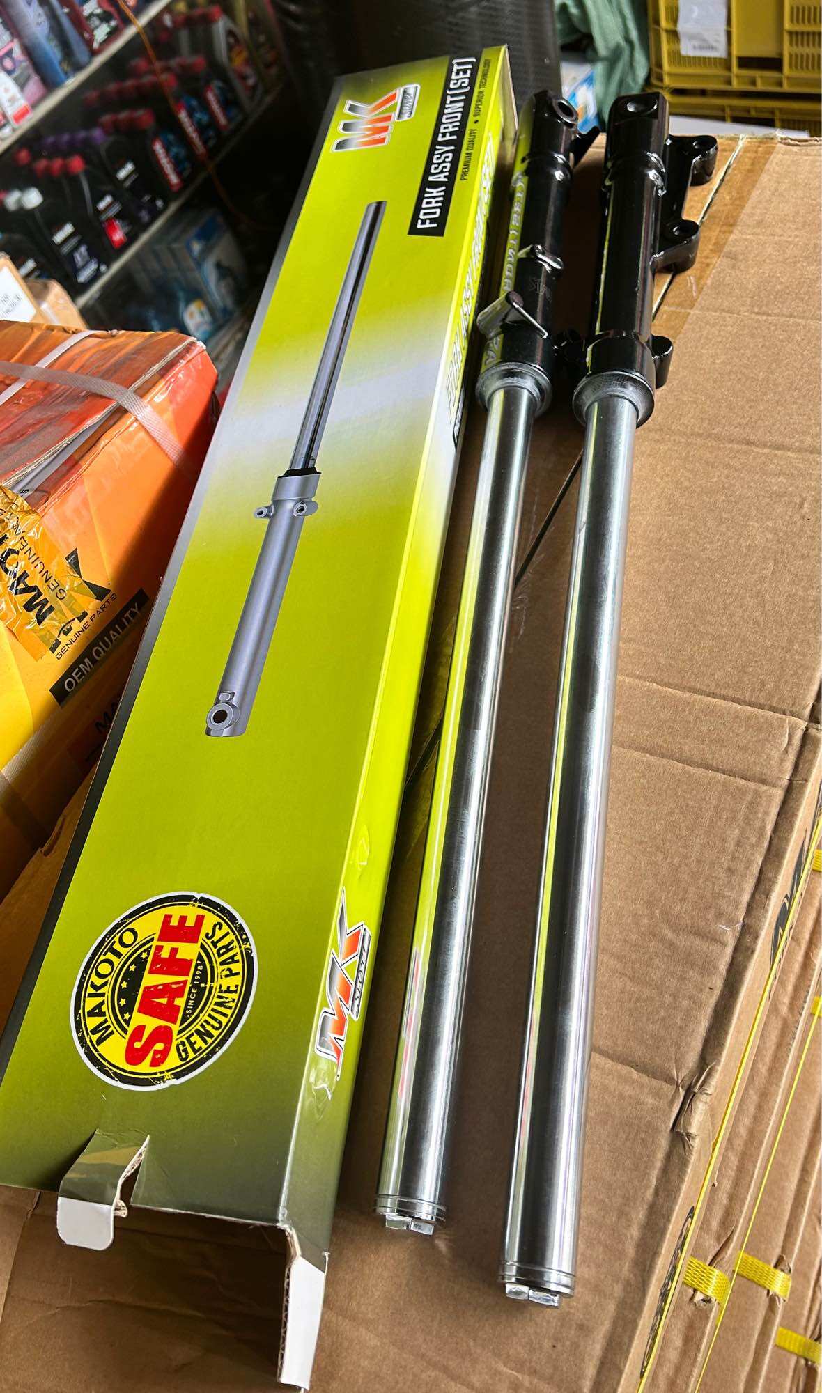 XRM 125 Fi front fork assy makoto (PAIR) HEAVY DUTY | Lazada PH