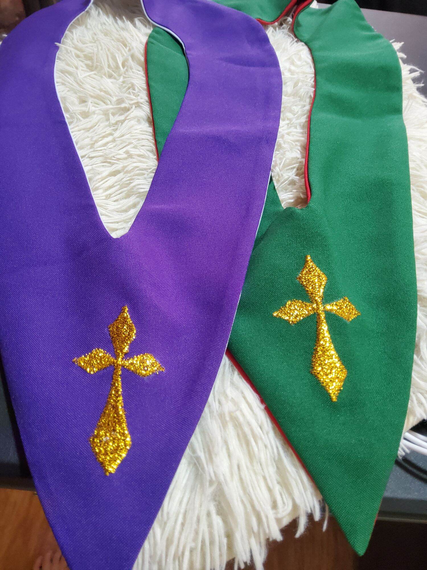 Lay Ministers Stole / Stola ng mga Lay Man (Reversible) | Lazada PH