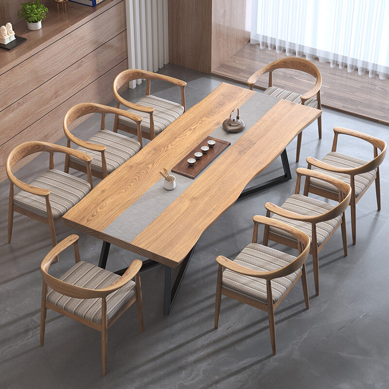 Modern Minimalist Office Conference Table Long Table Negotiation Table ...