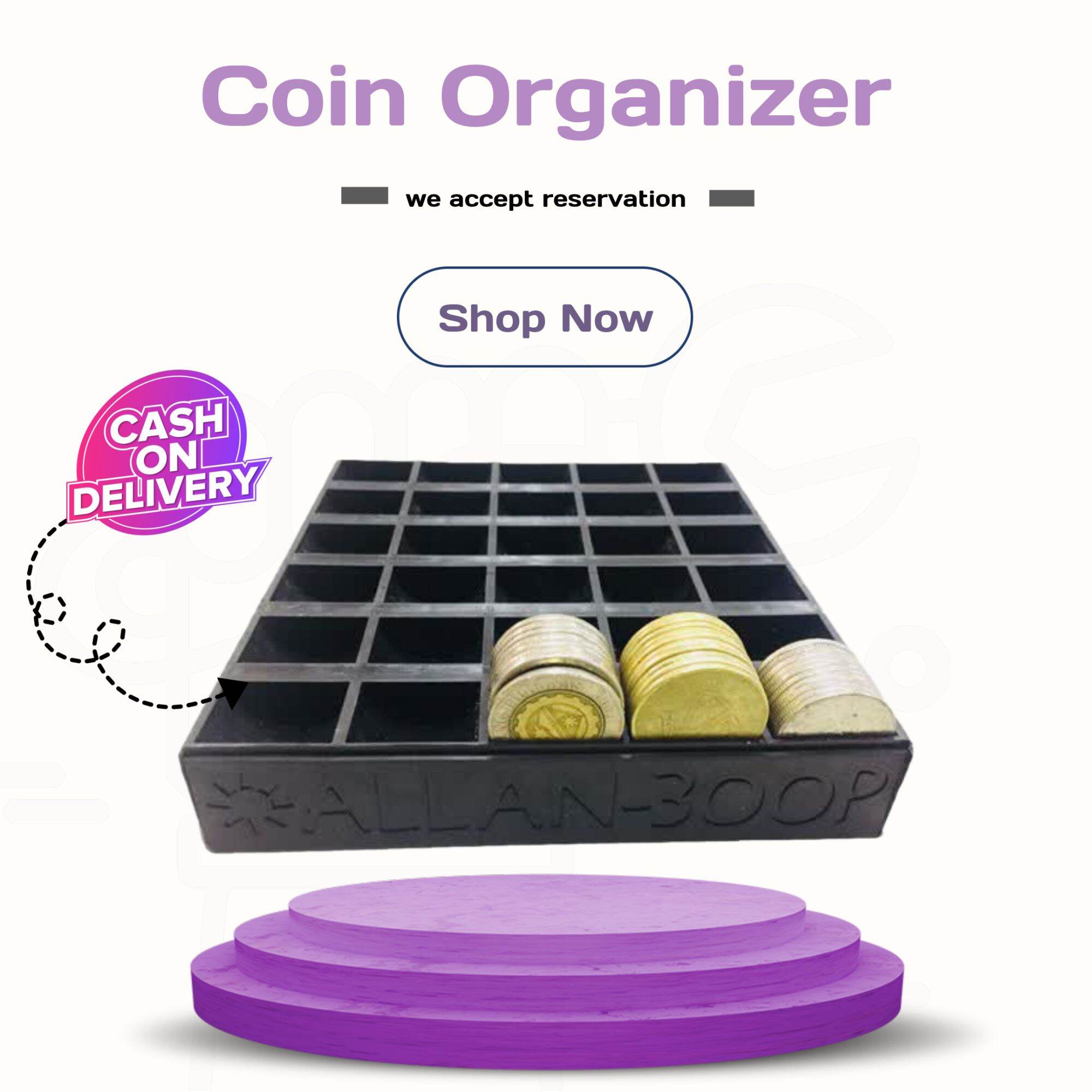 Coin Tray/ Coin Organizer / Coin Counter for old Piso and Lima | Lazada PH
