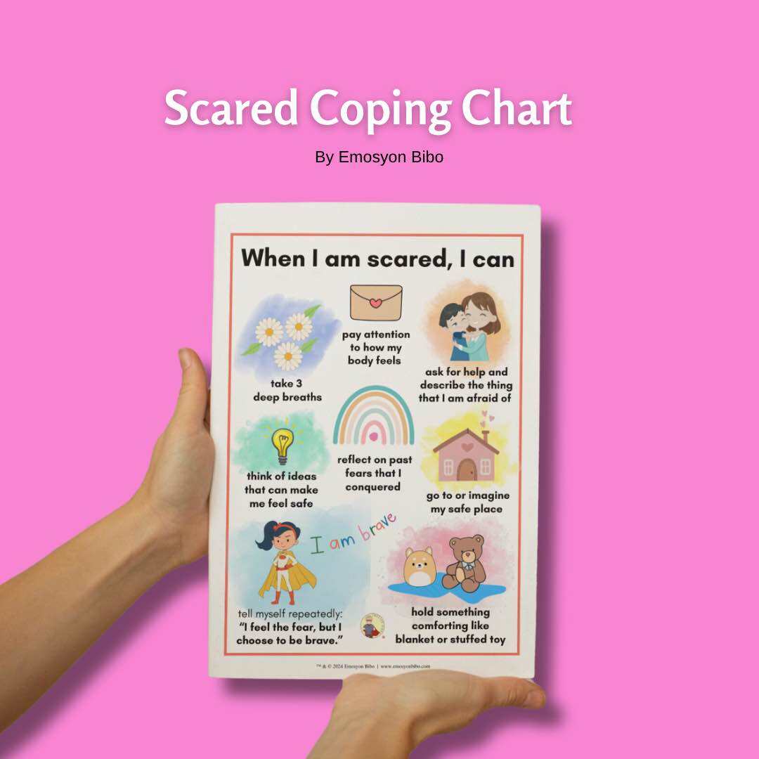 Scared - Emotion Regulation, Feeling Coping Chart by Emosyon Bibo ...