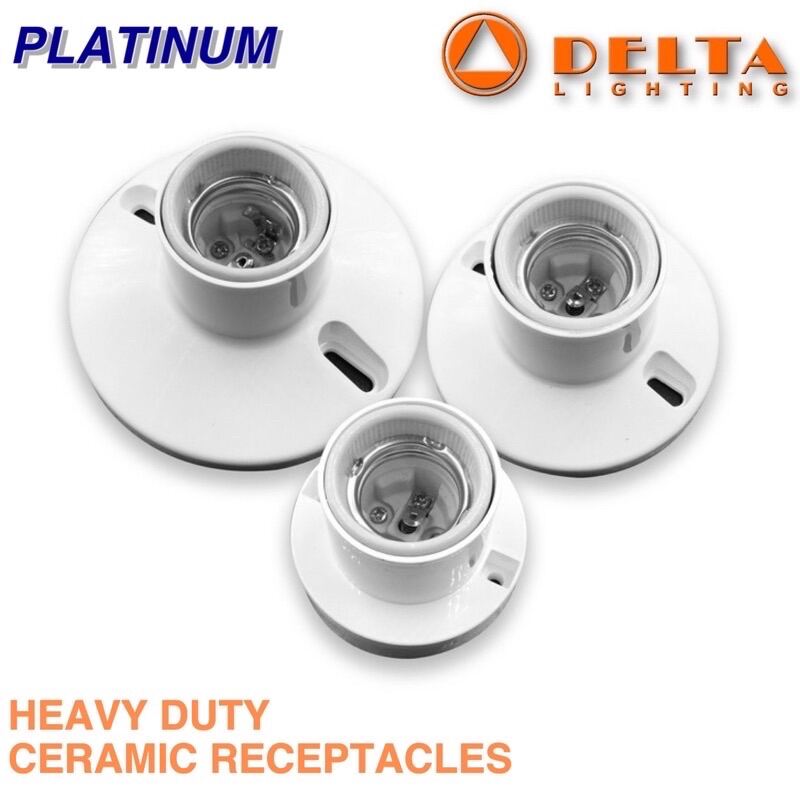 Heavy Duty Receptacle | Bulb Socket | DELTA 250V 4A-6A | 4x4 3x3 2x2 ...