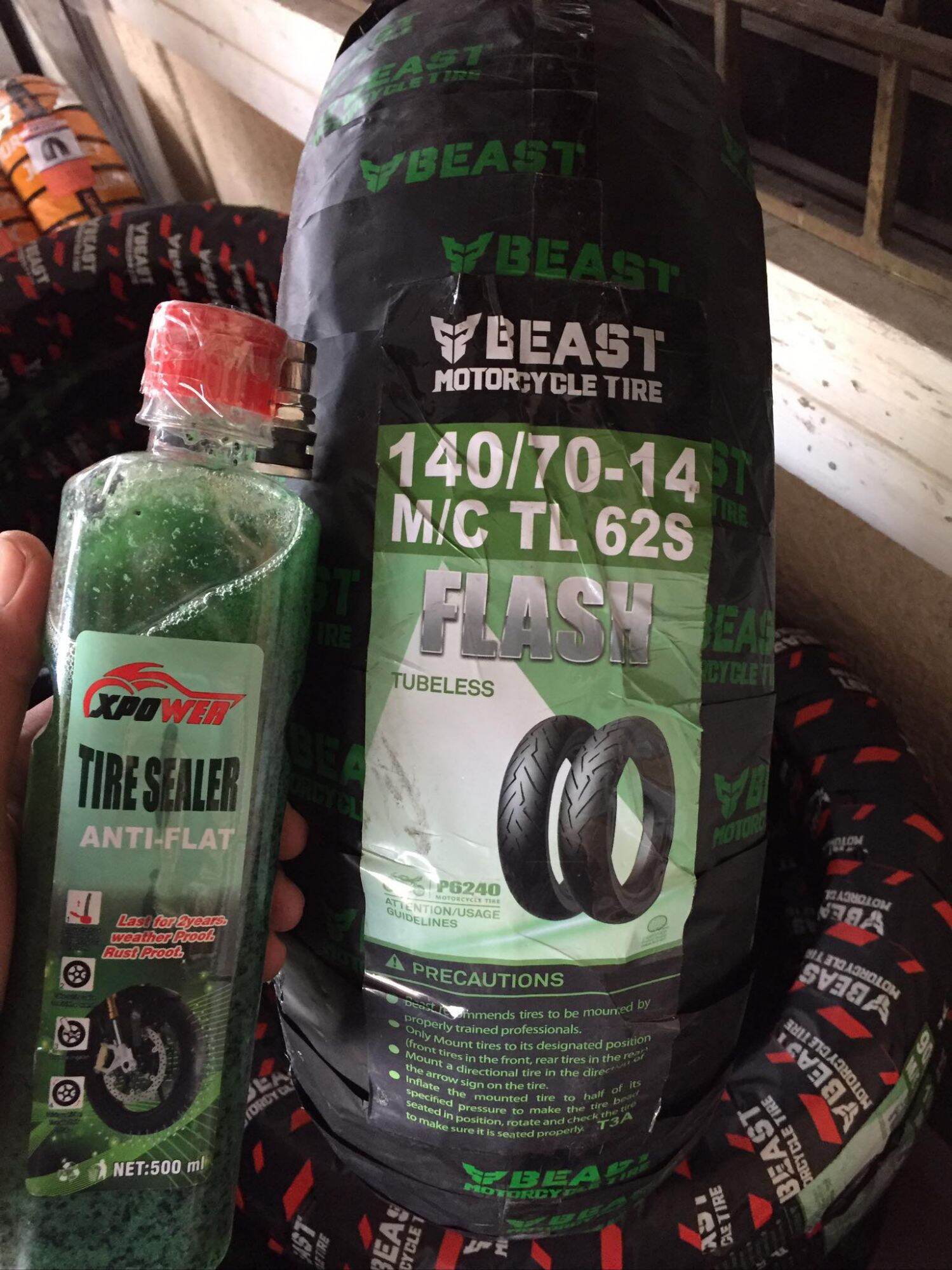 BEAST TIRE (Flash) Size 14" & 13" for Aerox, Nmax, Click, Mio, Beat ...