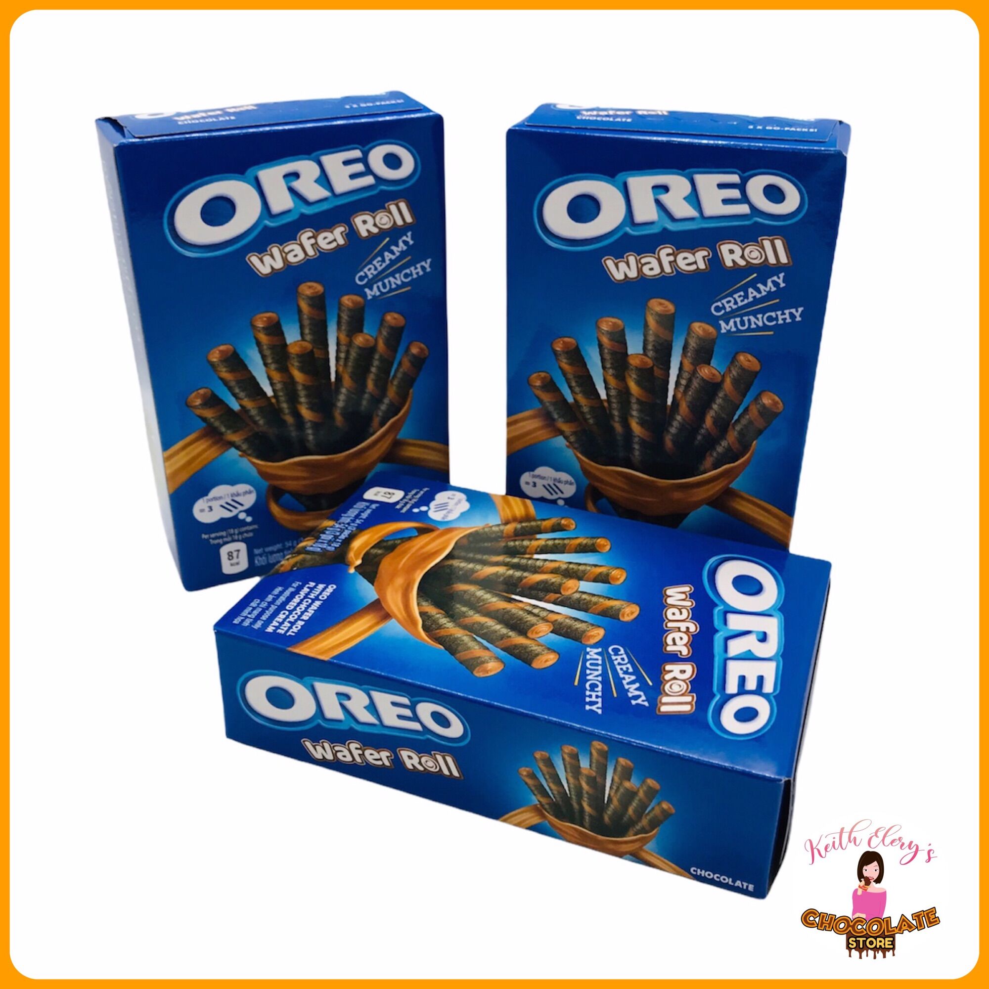 Oreo Wafer Roll Sticks (54g x 3packs) Chocolate and Vanilla | Lazada PH
