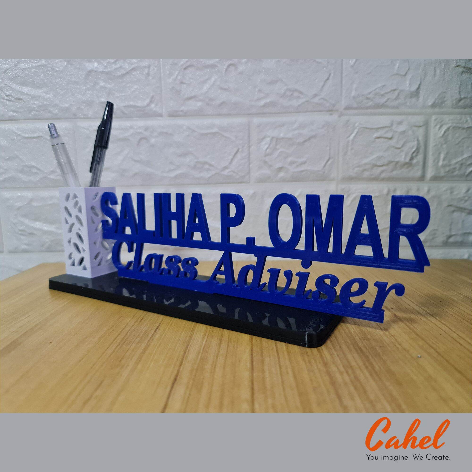 Personalized Customized Office Desk Tabletop Display Name Plate Pen Personalized Customized Office Desk Tabletop Display Name Plate Pen