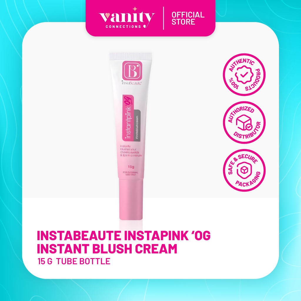 Instabeaute Insta Pink Blush Cream 15g Makeup Cosmetic