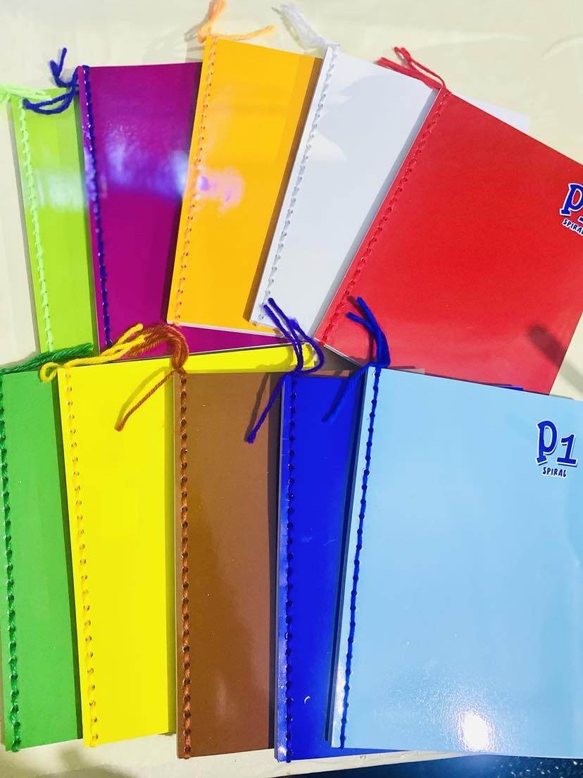 Notebook w/Yarn, writing, composition or spiral Assorted Color 10pcs ...