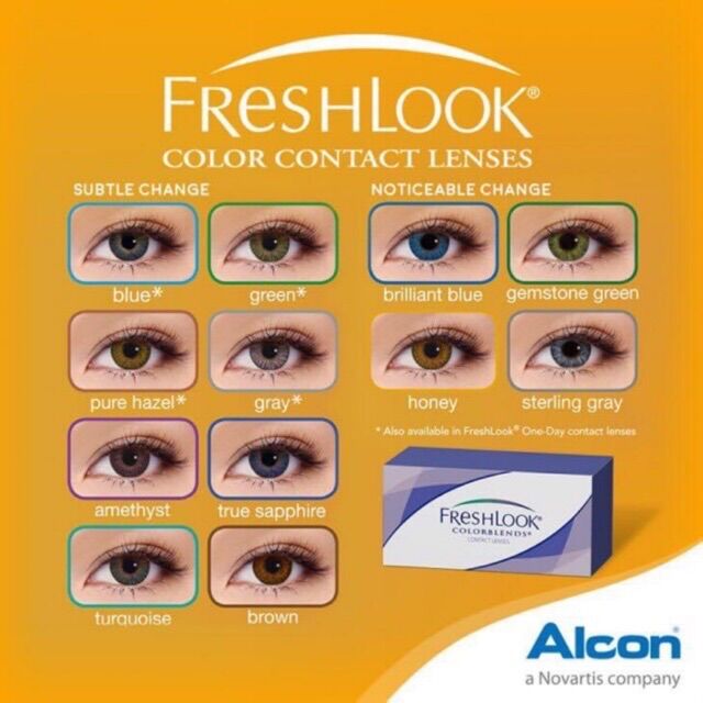 Freshlook Colorblends Colored Soft Contact Lens | Lazada PH
