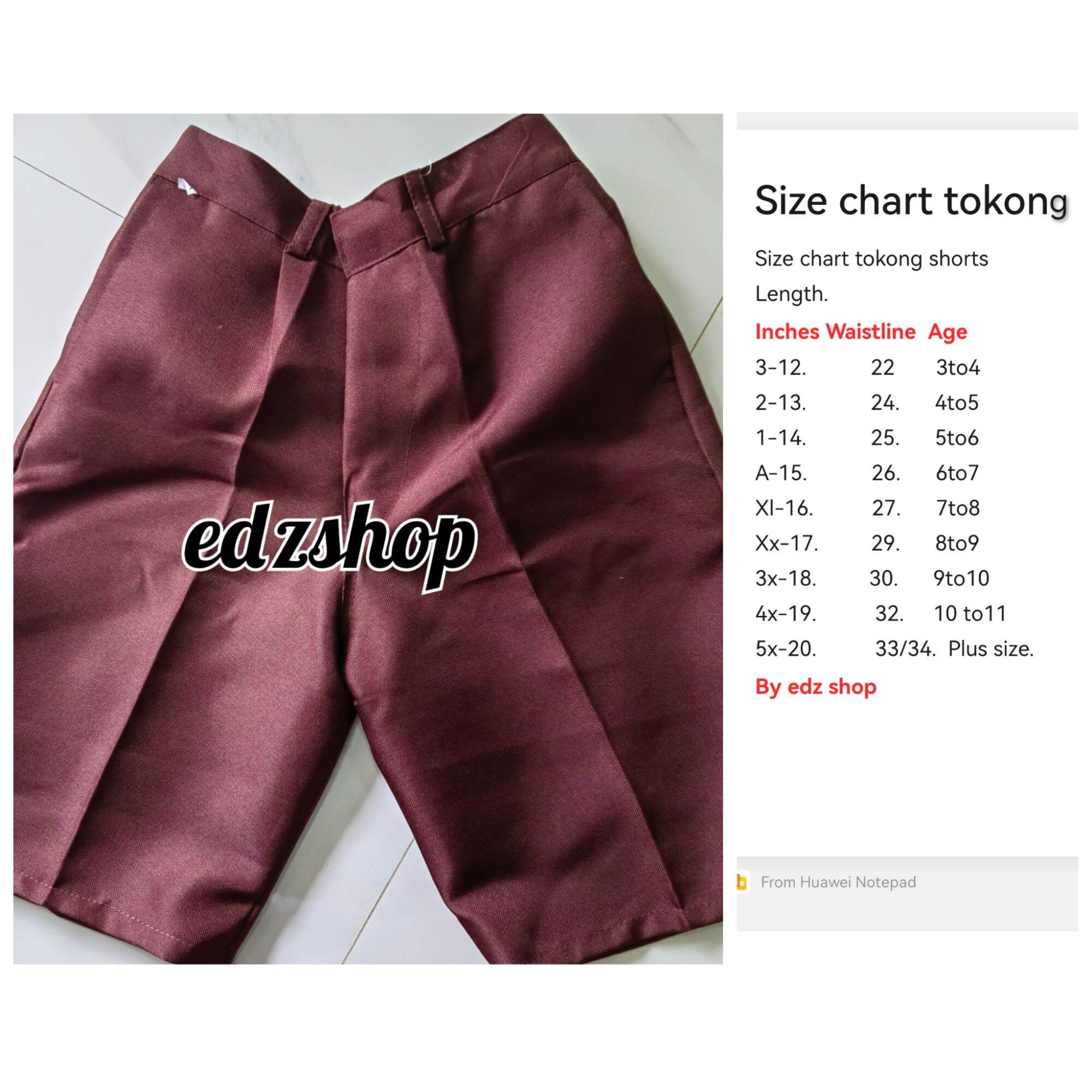 chocolate brown school uniform | Lazada PH