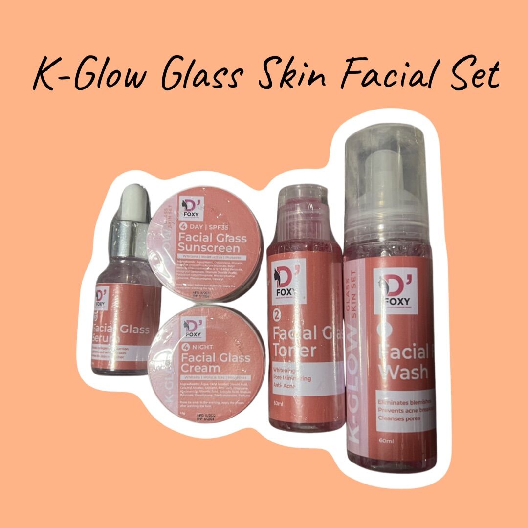 D’ Foxy Kglow Glass Skin Facial Set